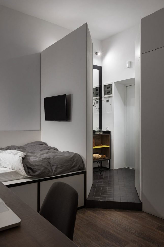 Dit studio appartement van 17m2 is ingericht als de ideale studentenkamer!