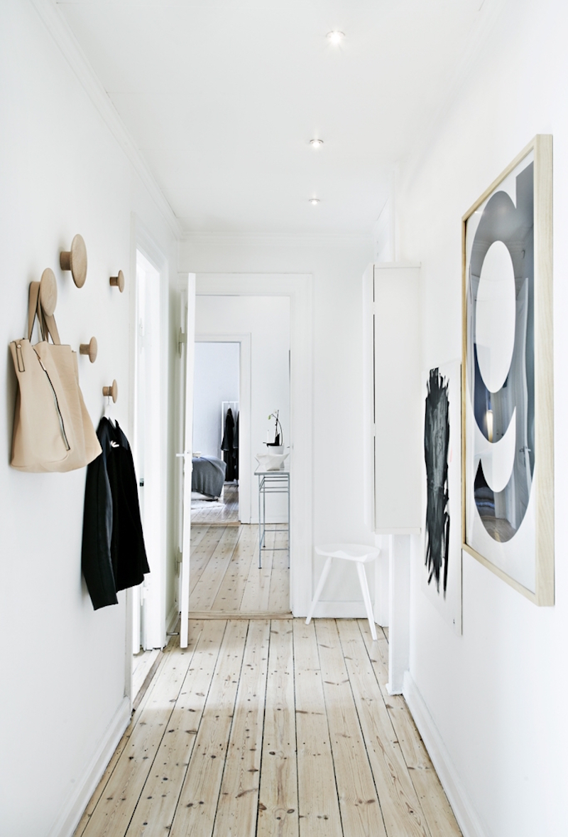 Smalle hal inrichten